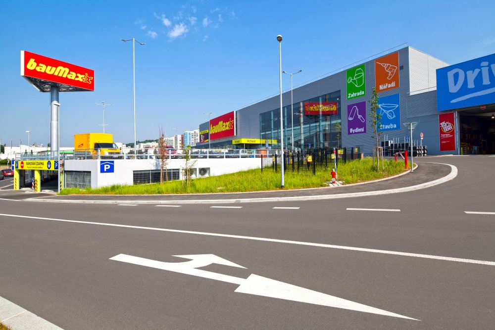 Obchodní centrum Michle - BAUMAX, Praha - Michle