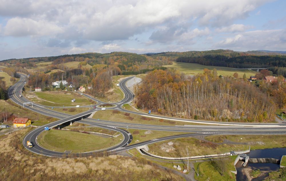 Stráž nad Nisou - Krásná Studánka (silnice I-13)
